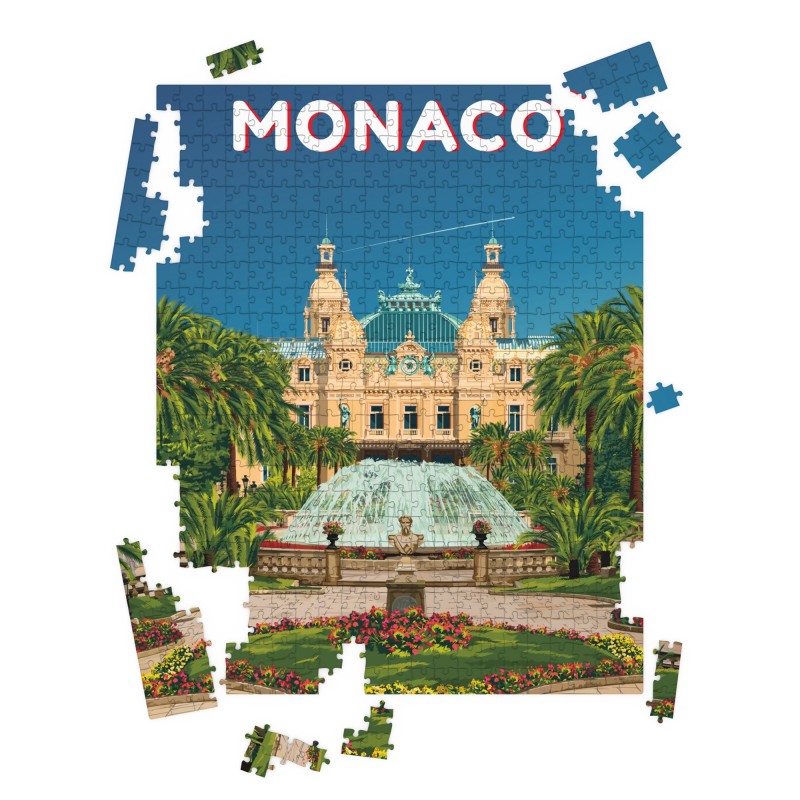 Puzzle de Monaco Format 500 pièces - 33 x 47 cm