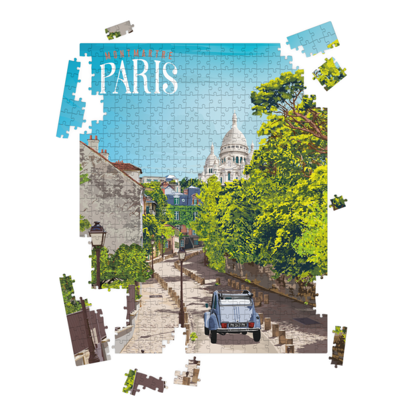 Puzzle Paris - Montmartre Format 500 pièces - 33 x 47 cm