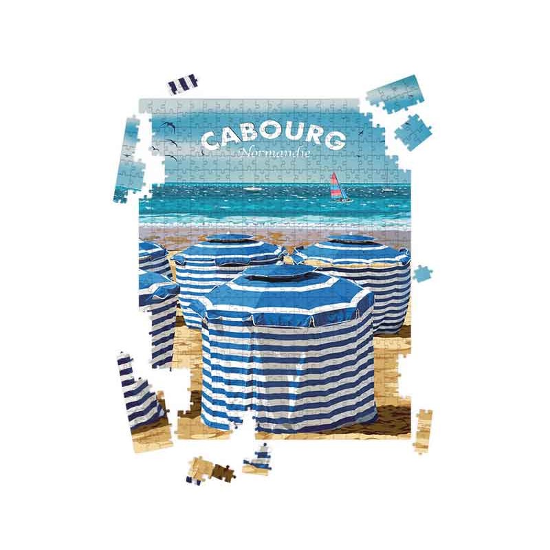 Puzzle de Cabourg Format 500 pièces - 33 x 47 cm